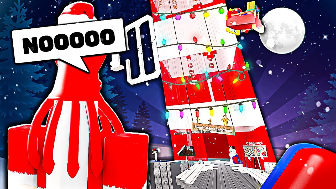 This CHRISTMAS OBBY gets "VERY HARD" after every stage you complete ...