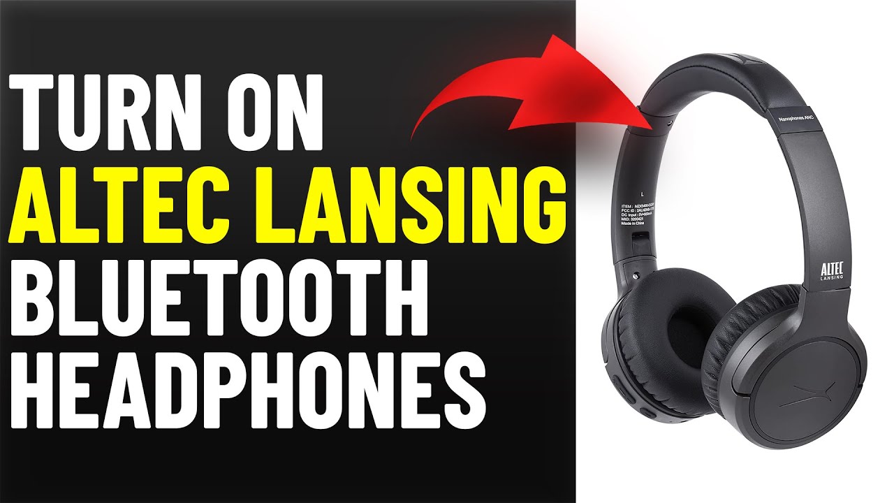 How To Turn On Altec Lansing Bluetooth Headphones (Use And Pair Altec Lansing Bluetooth ...