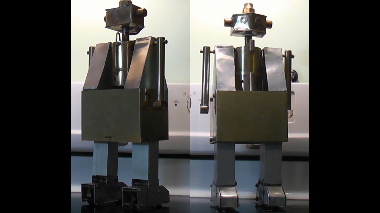My Steam Powered robot I built in the 1980's. Full demo and description ...