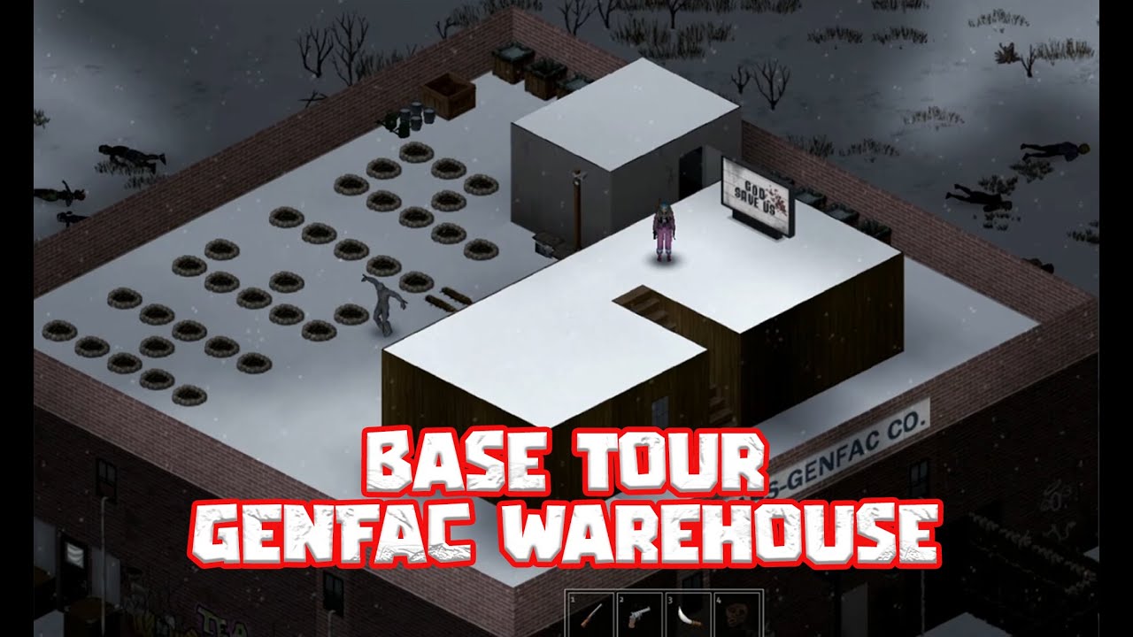 GENFAC WAREHOUSE Base Tour | Project Zomboid - YouTube