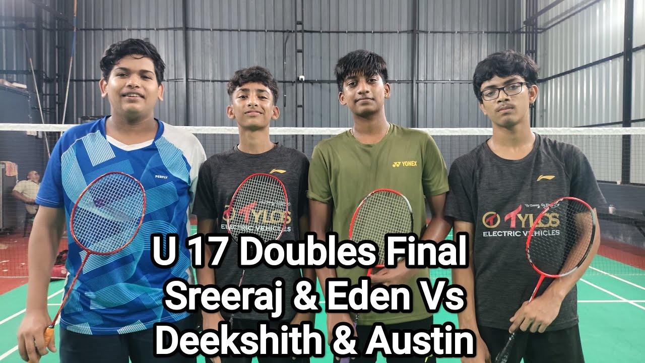 U 17 Final Sreeraj & Eden Vs Deekshith & Austin - YouTube