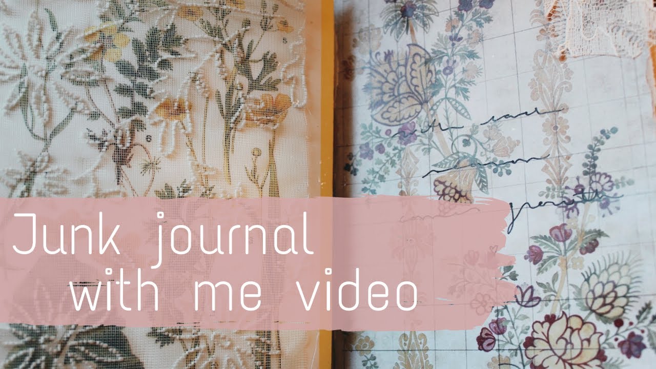 Junk Journal with me | 06 | Create an interactive spread - YouTube
