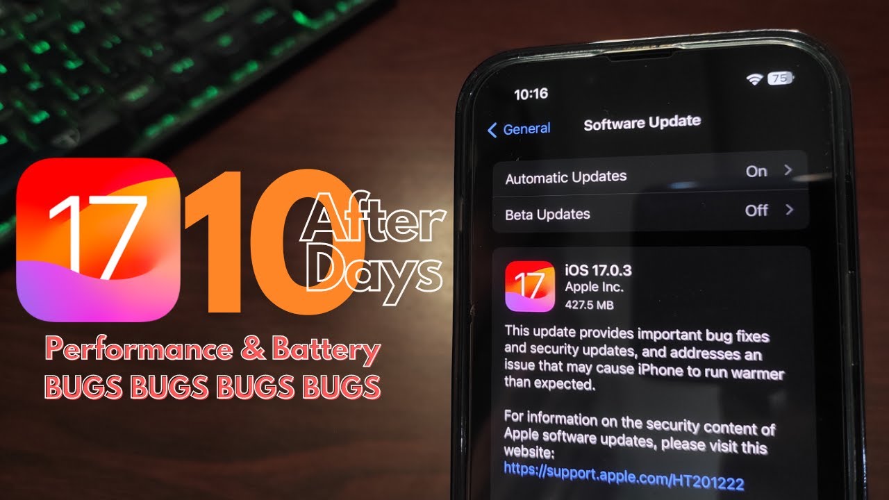 iOS 17.0.3 Final Review - After 10 Days | The iOS Guy - YouTube