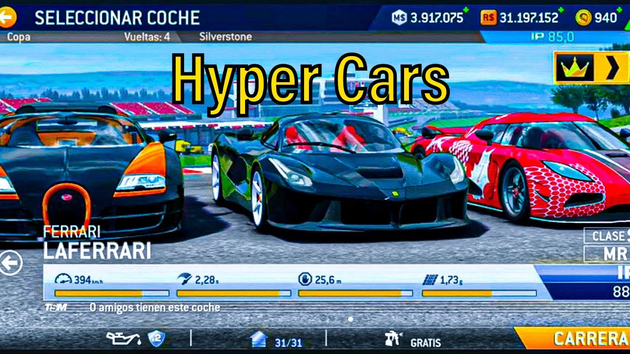 Hyper Cars En Acción En Real Racing 3 - YouTube