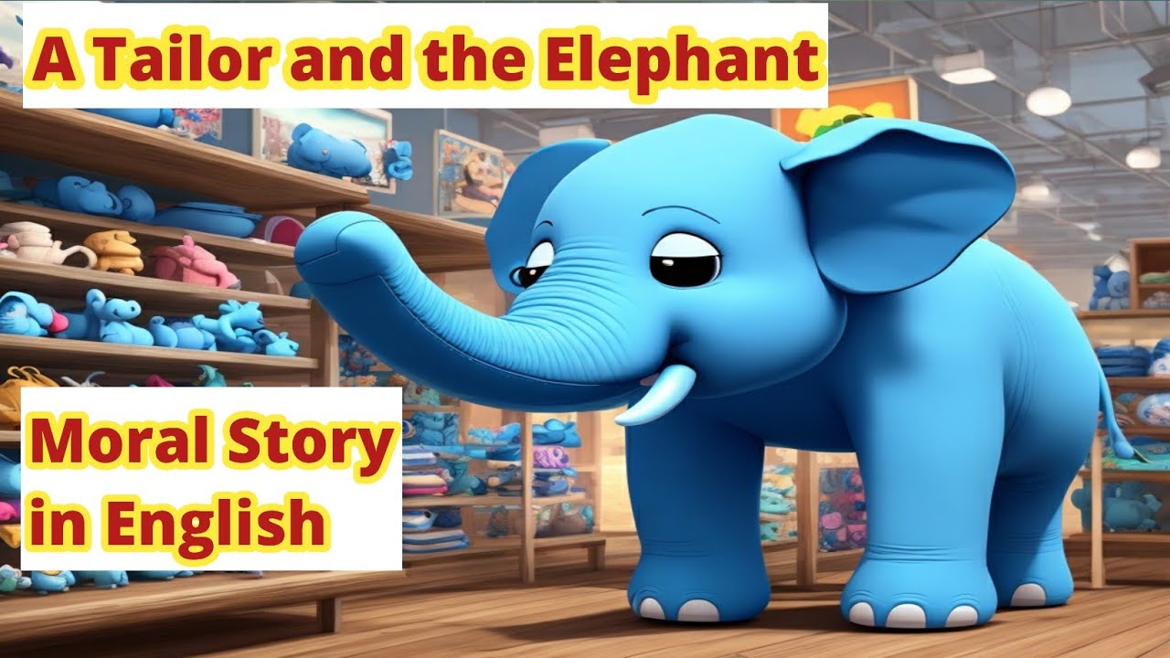 A Tailor and the Elephant। Moral Story।Story in English। English moral ...
