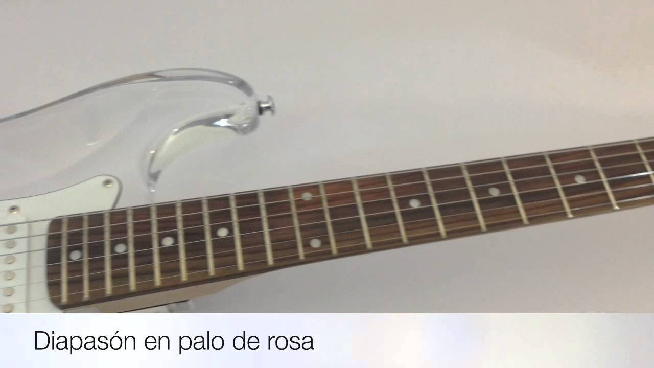 Guitarra transparente - YouTube