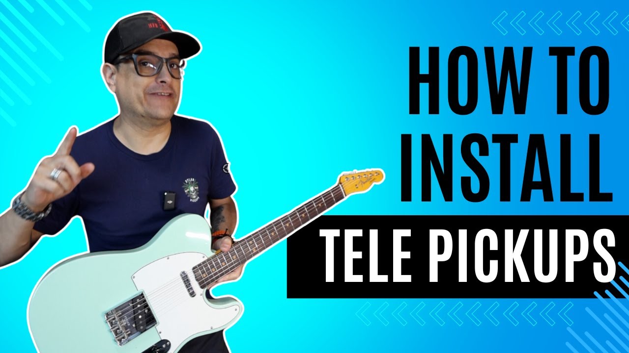 How To Install Telecaster Pickups - YouTube