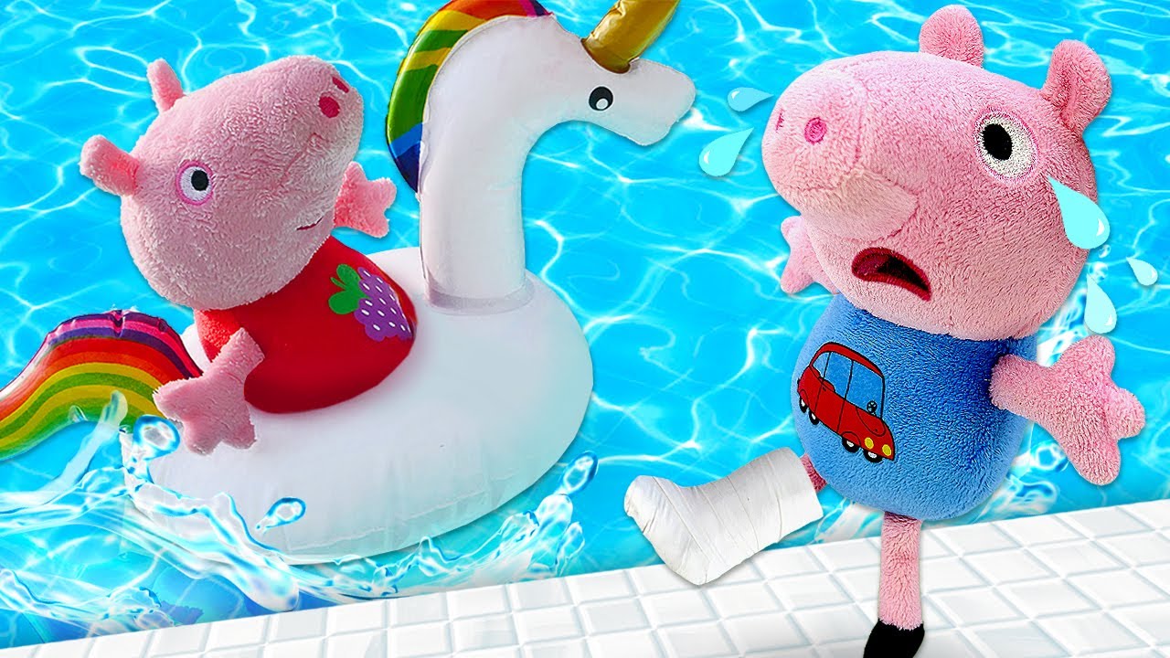 Les accidents de Peppa Pig et son frère George. Vidéos en français avec ...