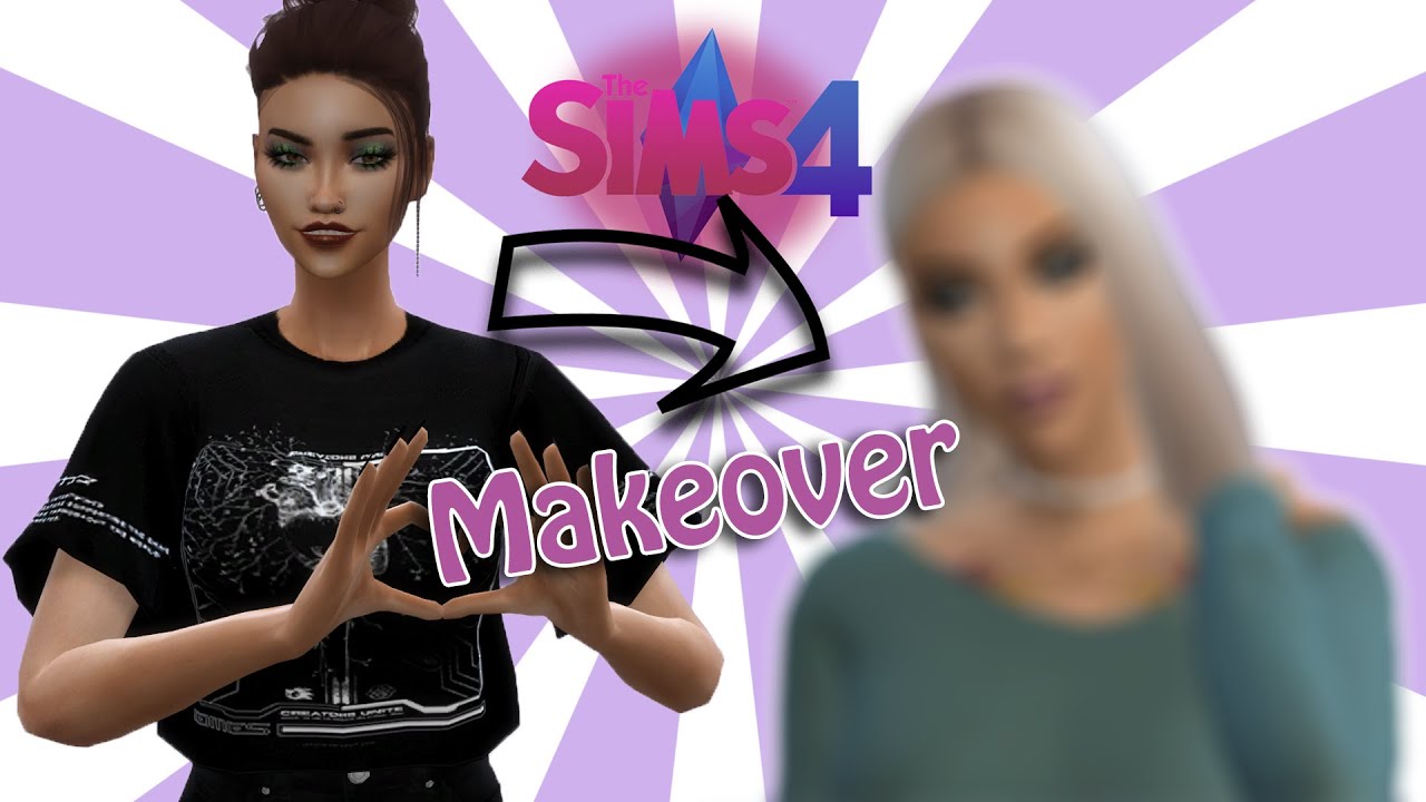 The Sims 4 | Extrem Makeover På Amy - YouTube
