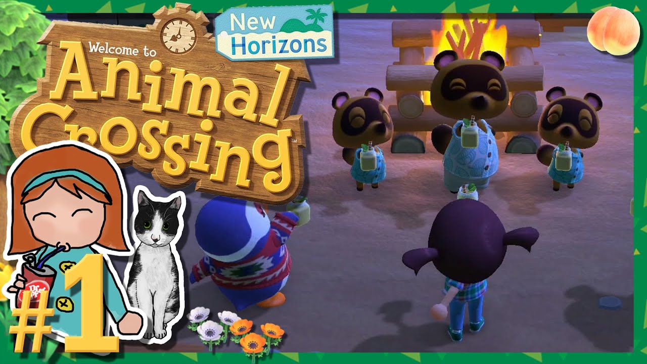 ⛺ Animal Crossing: New Horizons #1 - A New Beginning (Y1 20th March ...
