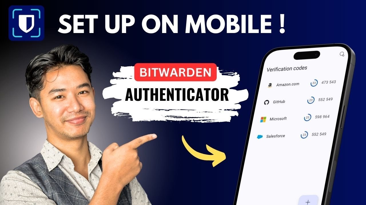 How to Set Up Bitwarden Authenticator on Mobile - YouTube