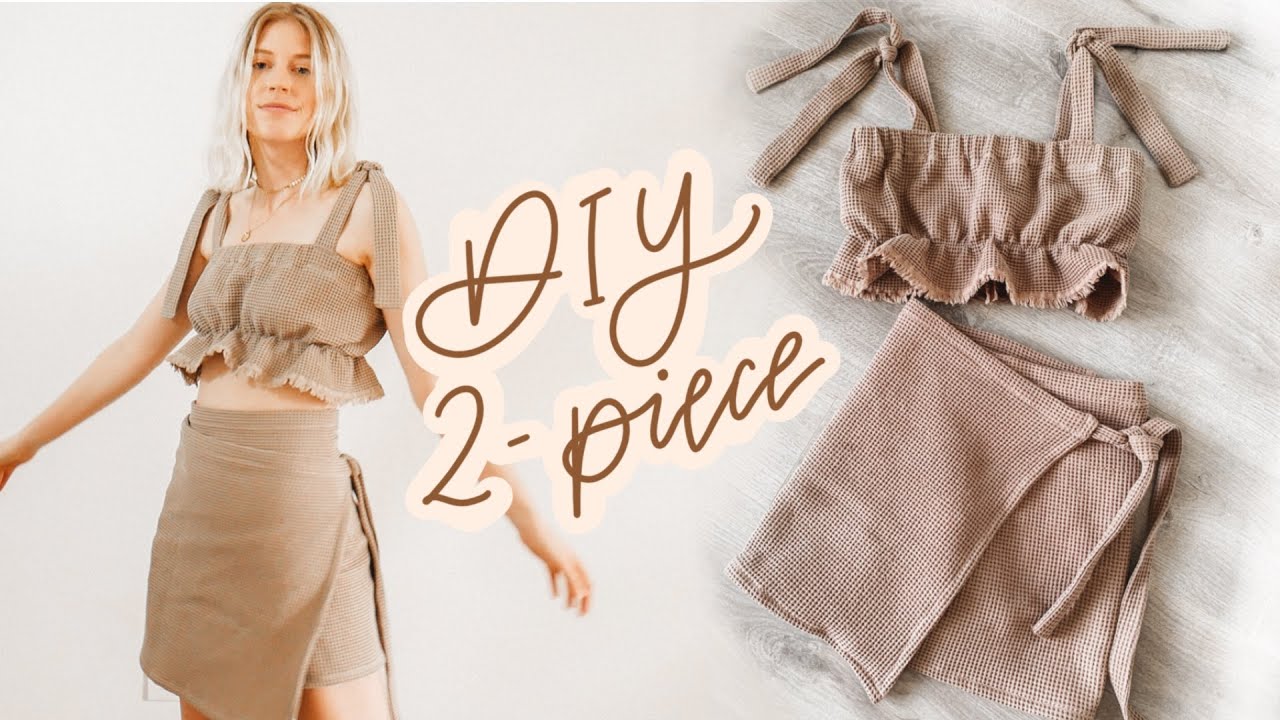 THRIFT FLIP TRENDY OUTFIT | EASY DIY 2 Piece Summer Outfit - YouTube