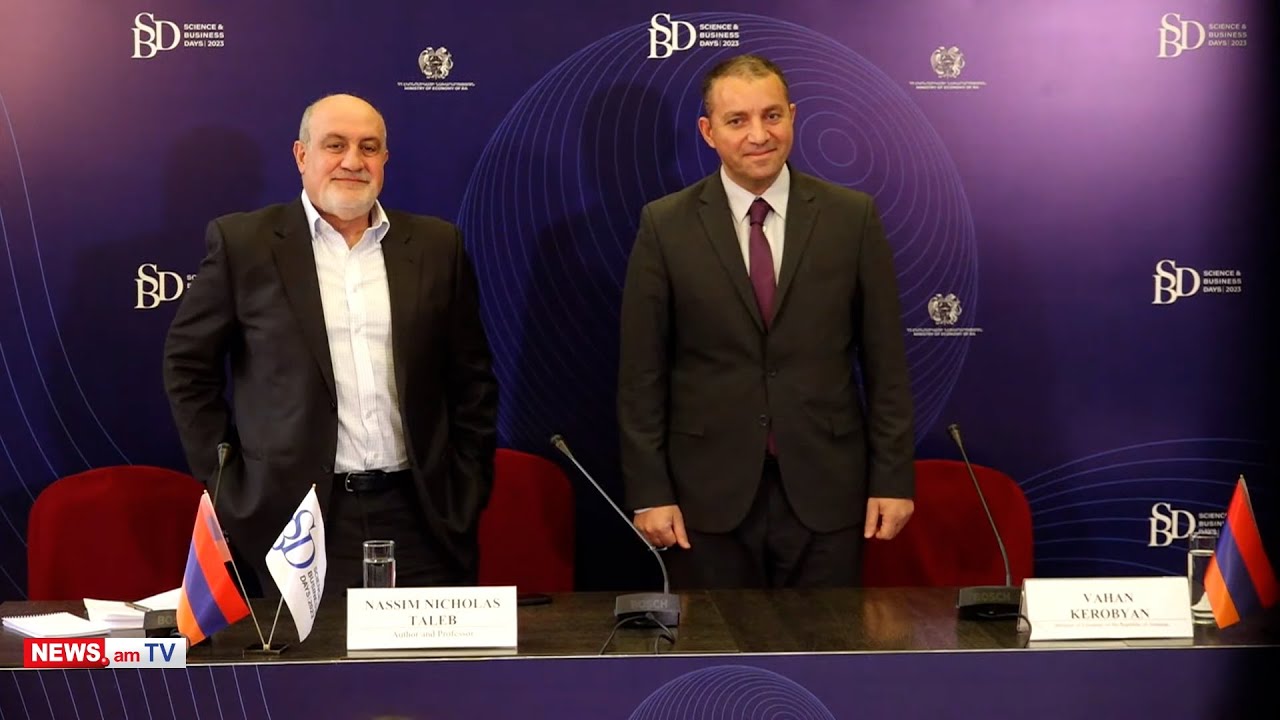 ՈՒՂԻՂ Վահան Քերոբյանի եւ Նասիմ Թալեբի մամուլի ասուլիսը Youtube