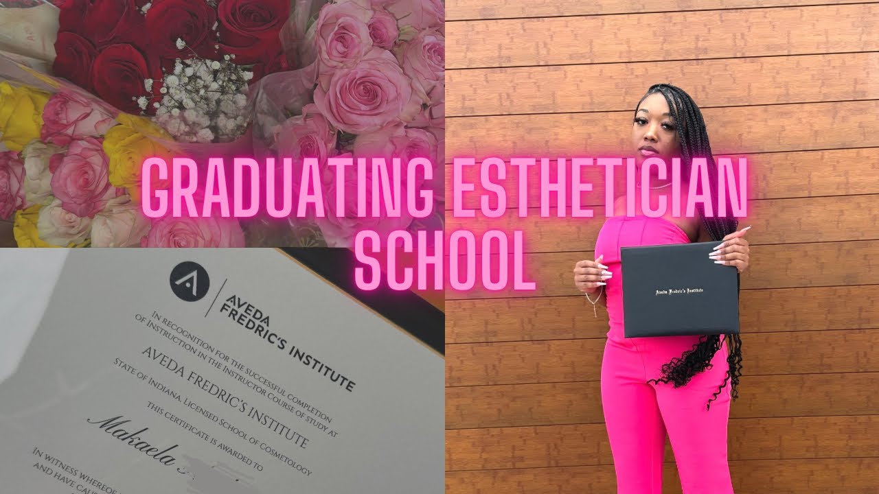 VLOG; Last day of esthetician school | GRADUATION 💕 - YouTube