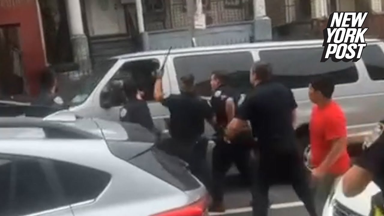 Wild video shows NYPD helplessly trying to stop NYC van thief from ...