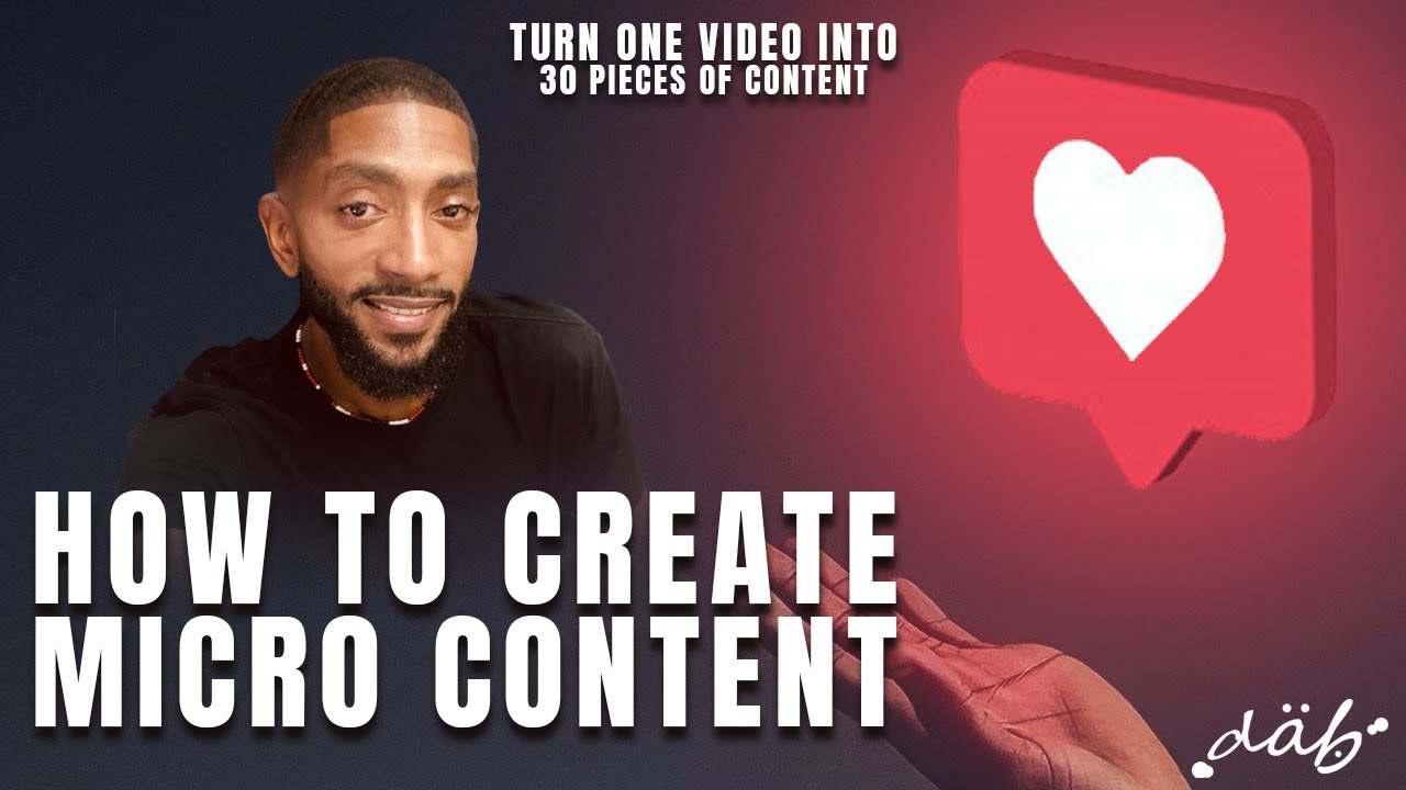 How to CREATE MICRO CONTENT - YouTube