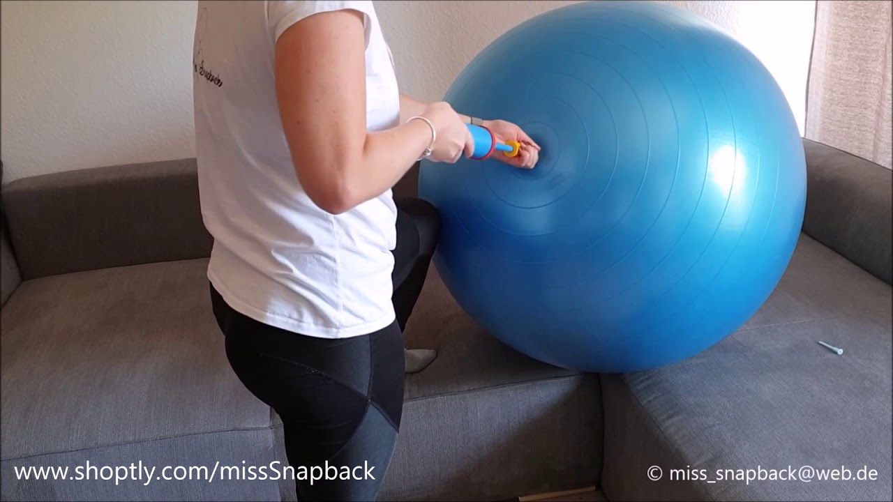 Promoclip 92 - inflating & wild bouncing on big gymball (14:44 min ...