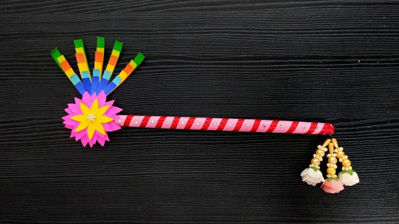 How To Make Flute With Paper Janmashtami Craft Ideas Flute For Krishna Paper Craft how-to-make-flute-with-paper-janmashtami-craft-ideas-flute-for-krishna-paper-craft