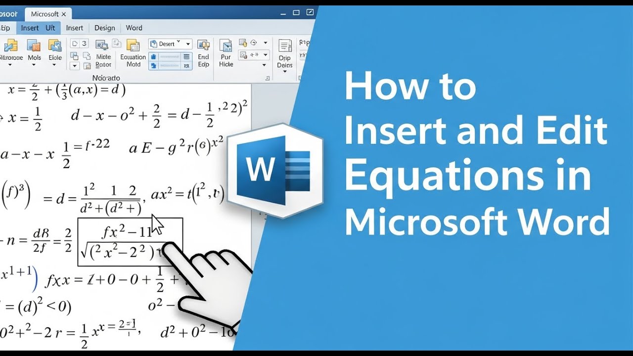 How Insert and Edit Equation in Microsoft Word - YouTube