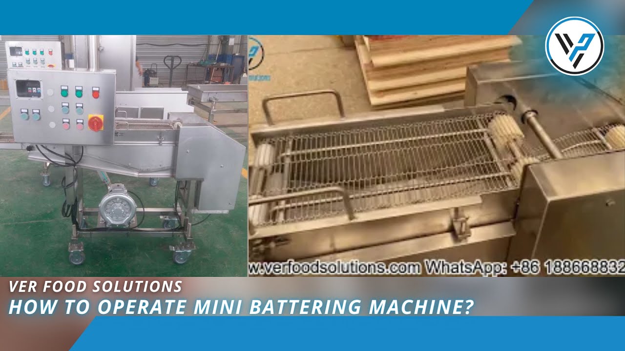 How To Operate Mini Battering Machine? - YouTube