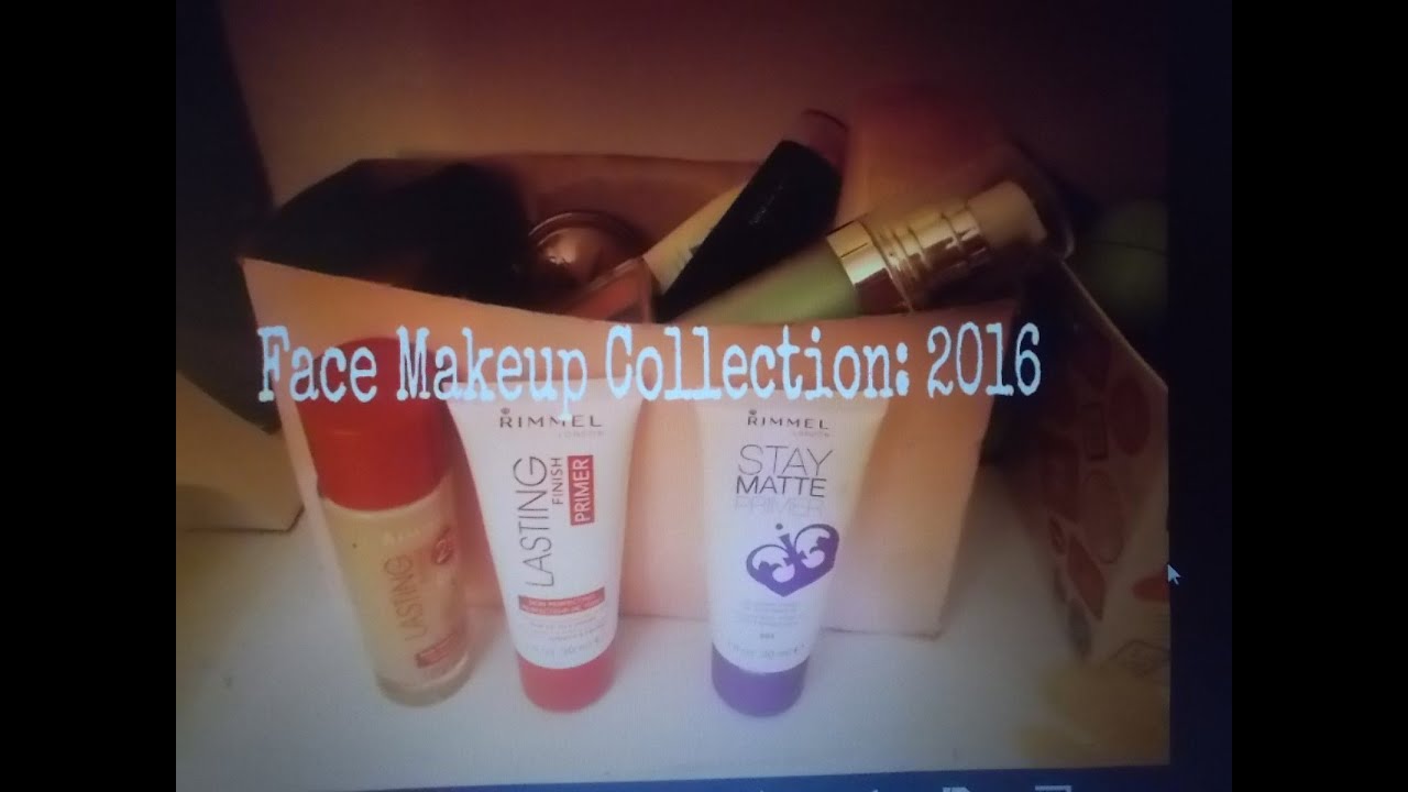 Face Makeup Collection: 2016 - YouTube
