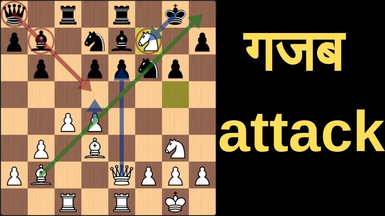 गजब attack !!! Both Knight Sacrificed | Opening - Colle System | Edgar ...