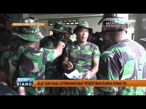 Tertibkan Rumah Dinas, TNI Temukan Alat Isap Sabu - YouTube
