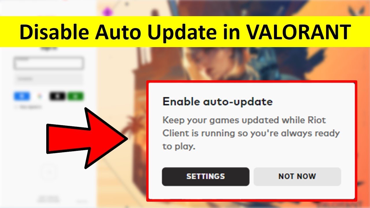 How to Disable Valorant Auto Update in Windows PC - YouTube