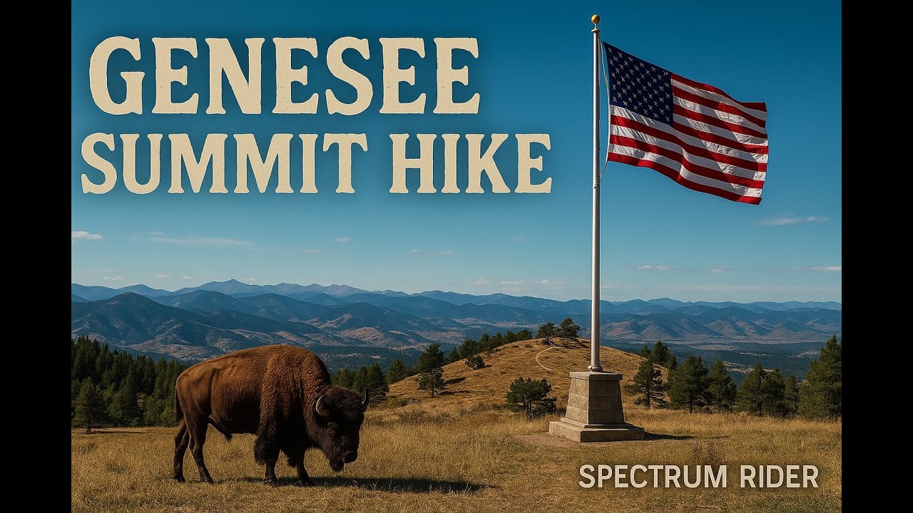 Bison, Flags & Mountain Views | Genesee Mountain Colorado Hike - YouTube