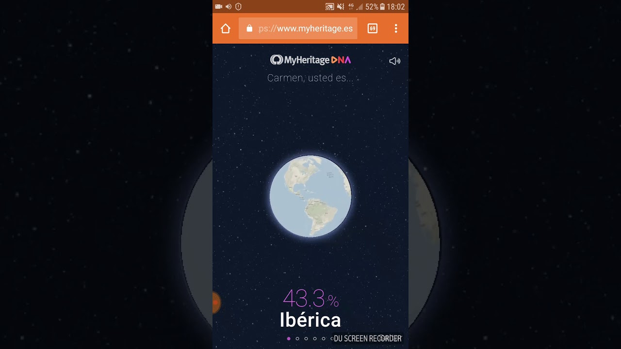 Spaniard's DNA test (MyHeritage results) - YouTube
