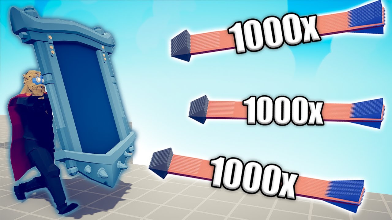 ZEUS MIRROR SHIELD vs 1000x OVERPOWERED - TABS | Totally Accurate ...