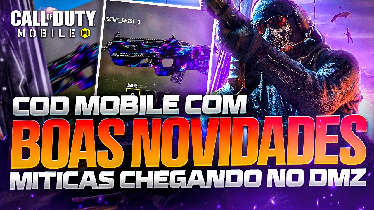 BOAS NOVIDADES CHEGANDO NO COD MOBILE COM O DMZ🔥🔥🔥 CALL OF DUTY MOBILE ...