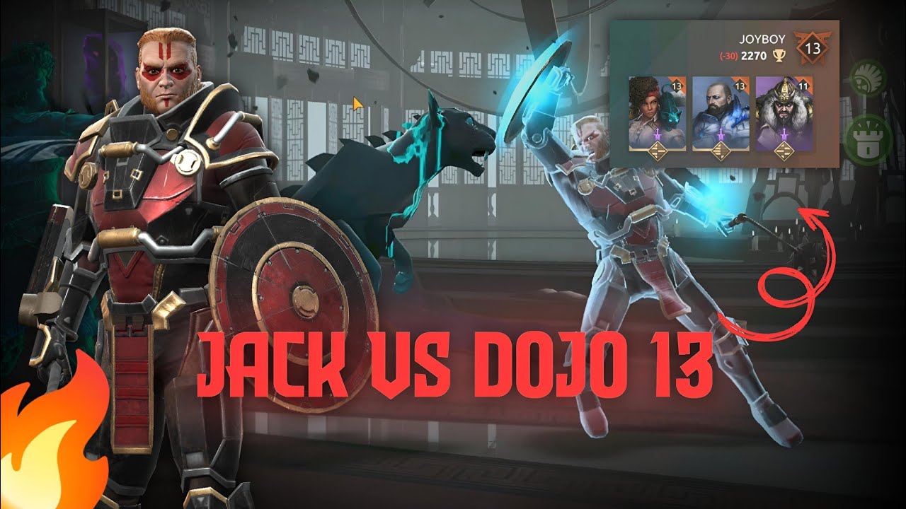 Jack Vs Dojo 13 💀 | SiMbA GaminG | Shadow Fight 4 Arena # ...
