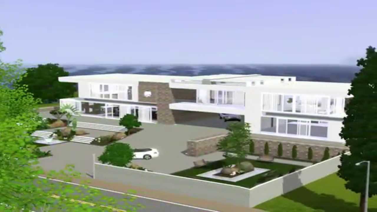 Sims 3 Modern House_010 - YouTube