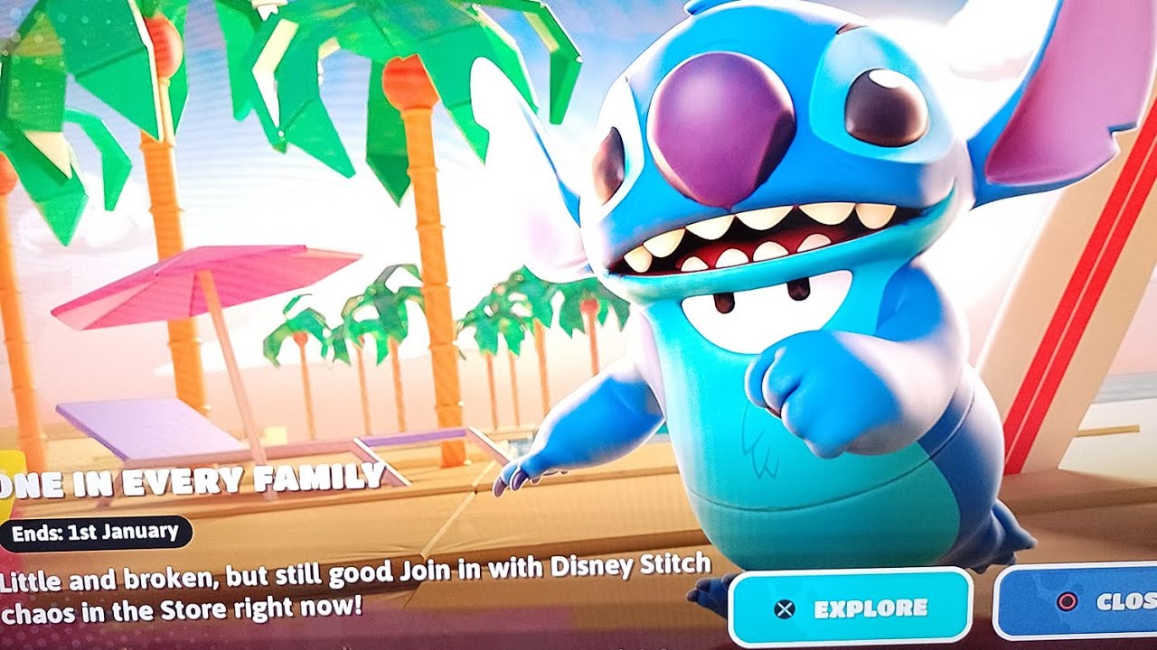 Live fall guys X lilo and stich Winning gameplay - YouTube