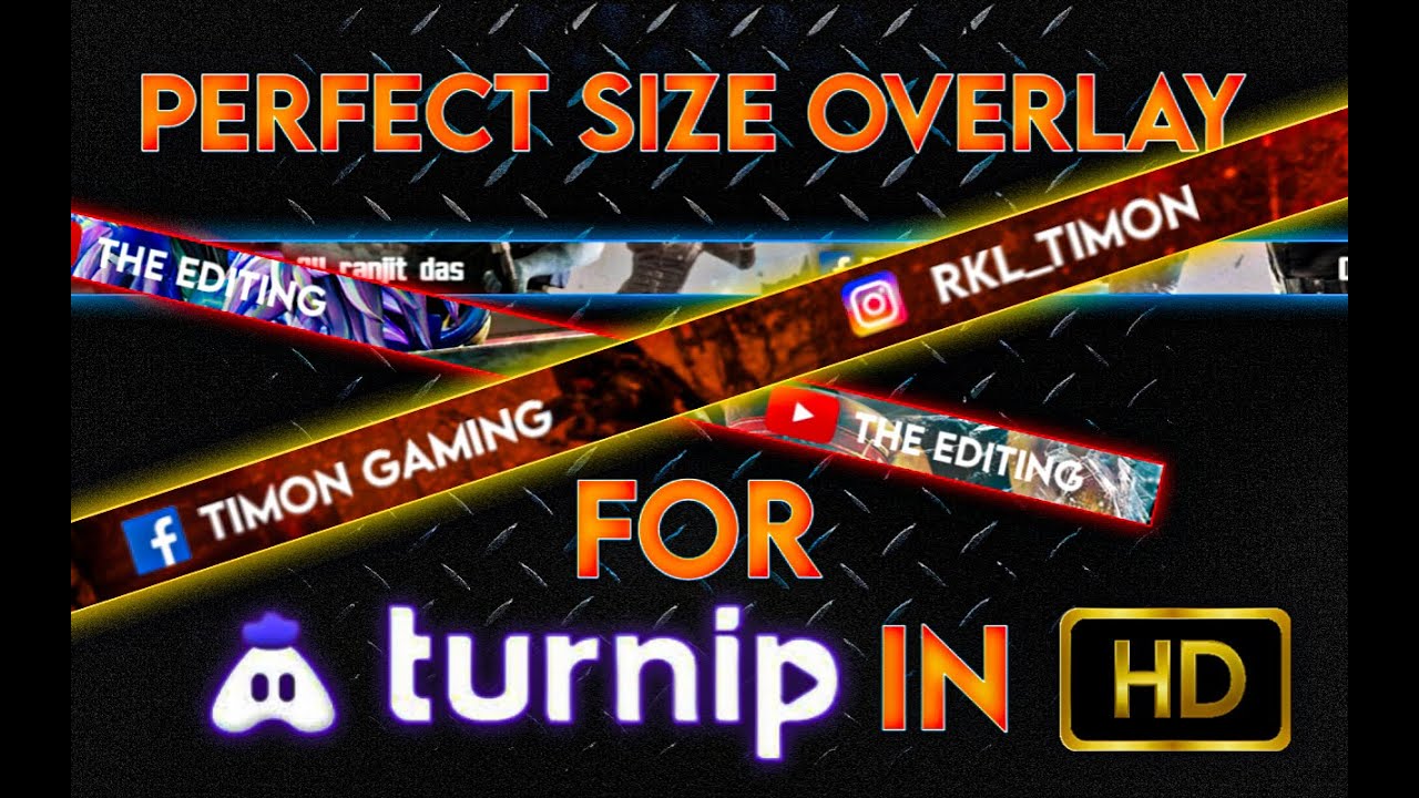 Perfect Size Overlay For Turnip App In HD | Made On Your Android In ...