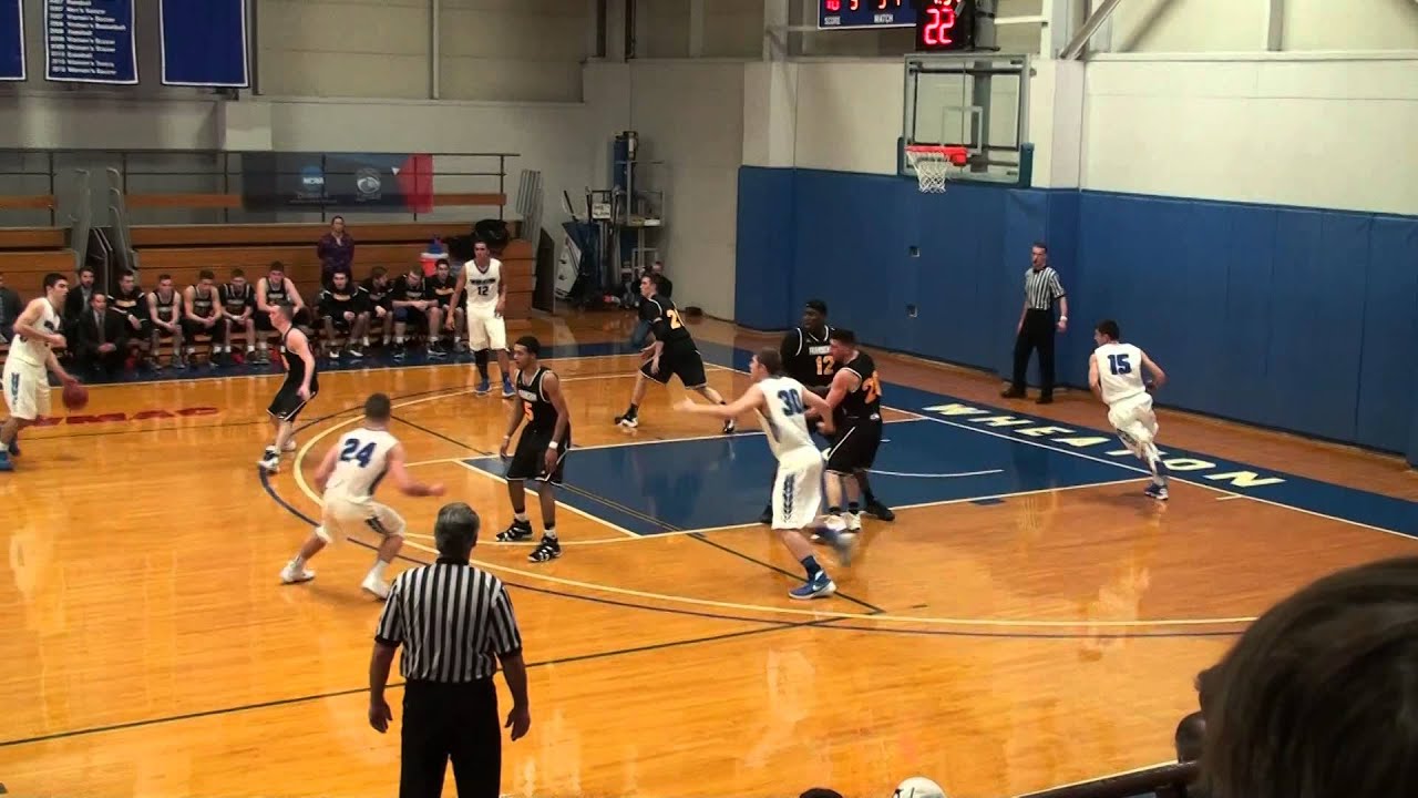 Wheaton Lyons vs Framingham State Mens Basketball played on 12/1/15 ...