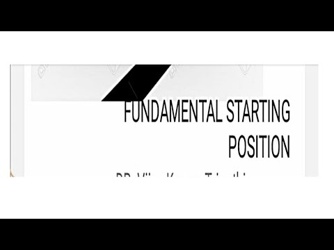 Fundamental in starting position | Exercise therapy | - YouTube