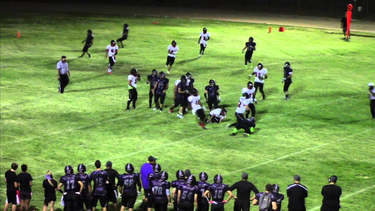 Daniel Gaudi Rosamond High Football Reel - YouTube