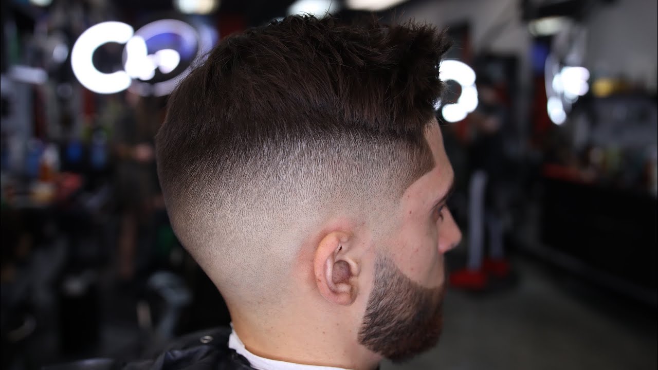 🔥HAIRCUT TUTORIAL🔥: HOW TO: STRETCH FADE | MESSY TOP - YouTube