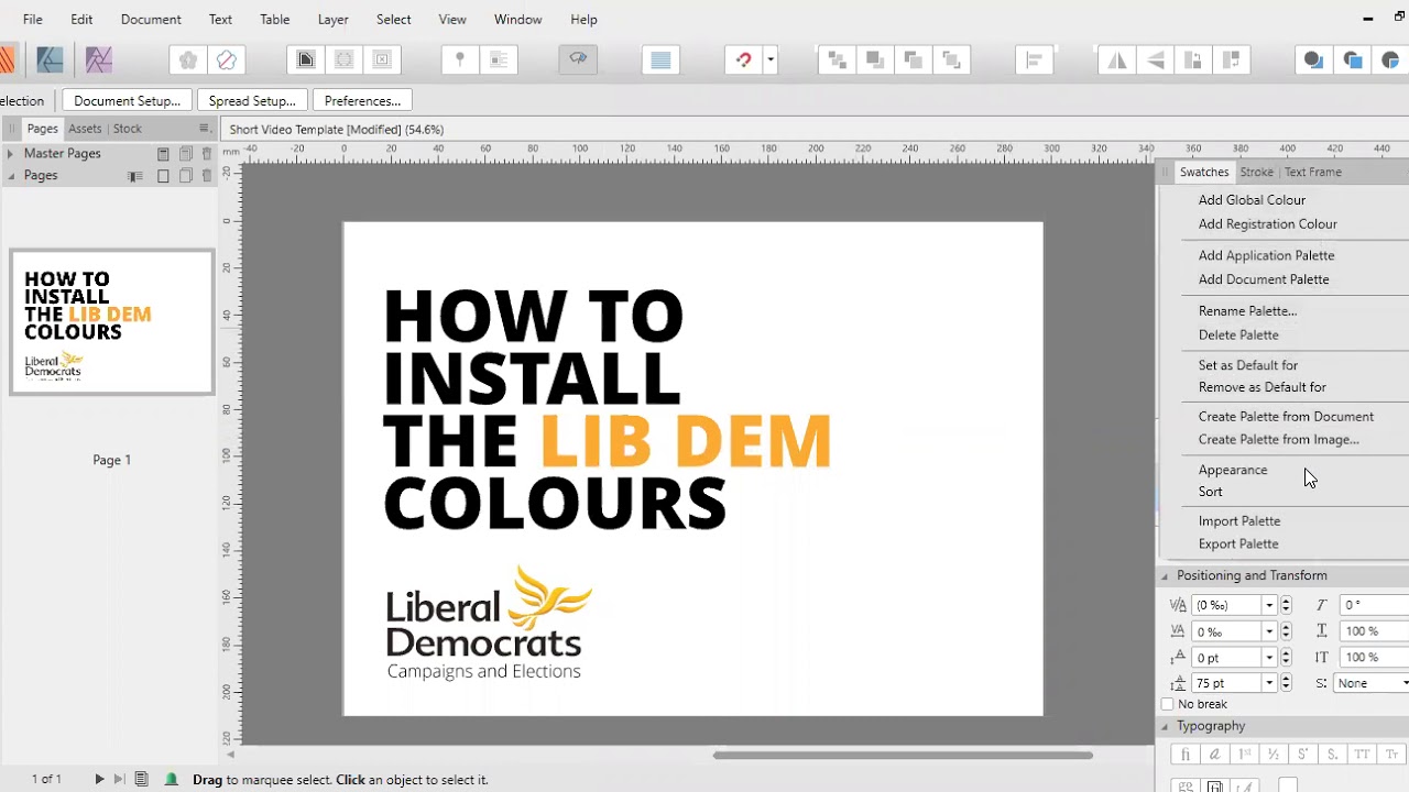 How to install the Lib Dem colours - YouTube