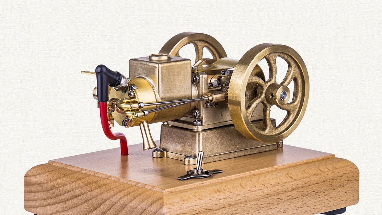 4 Stroke Watercooled Metal Gasoline Engine- M17B Engine - YouTube