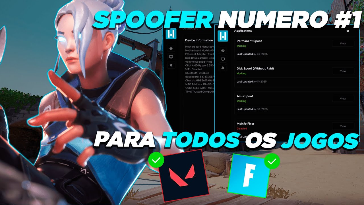 COMO TIRAR ERRO VAN 152/VAL 5 - MELHOR/MAIS BARATO SPOOFER PARA TODOS ...