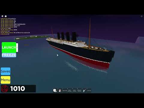 sinking the Lusitania build a ship to survivors island - YouTube