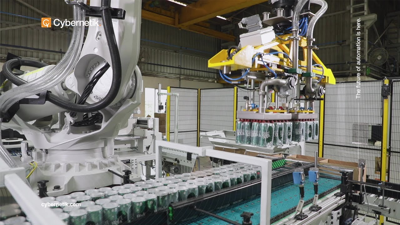 Case Packer For Shrink Packs And Bottles | Cybernetik Robotic ...