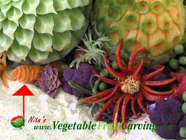Vegetable Carving For Competition