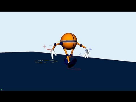 Walking Ball Animation - YouTube