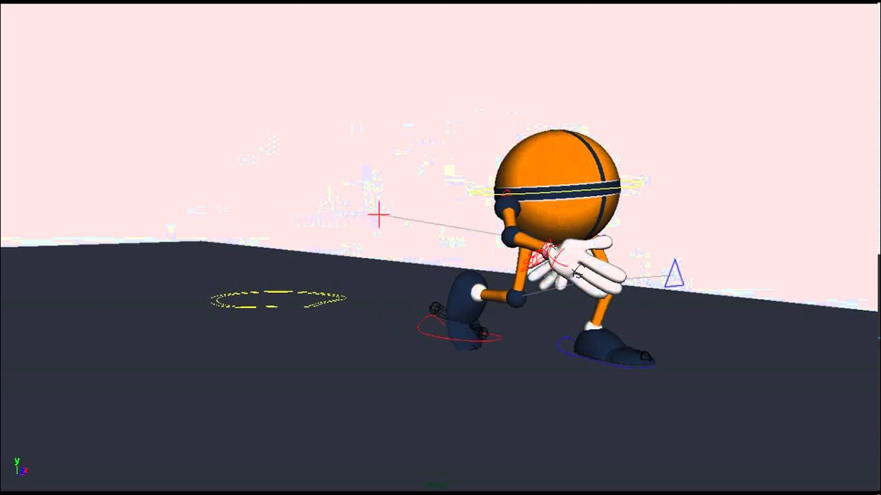 Walking Ball Animation - YouTube