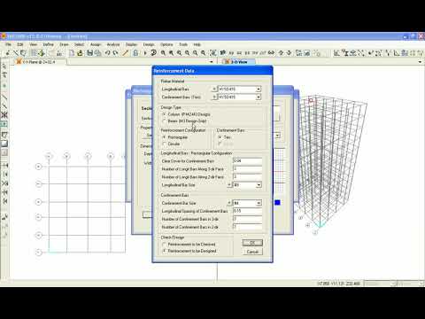 SAP2000 Tutorial 3 Defining Section Properties Beam and Column by ...