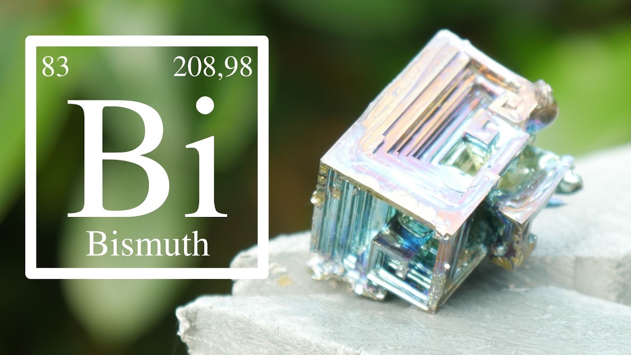 Bismuth: The beautiful Crystal hidden in Fire Sprinklers🔥🧪 - YouTube